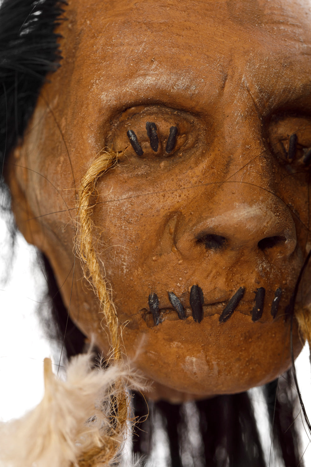 Shrunken head- Jivaro Tribe Warrior Trophy